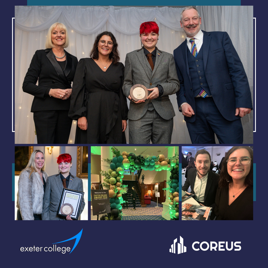 Sponsors of Exeter College’s Student Awards 2024 - Coreus Group